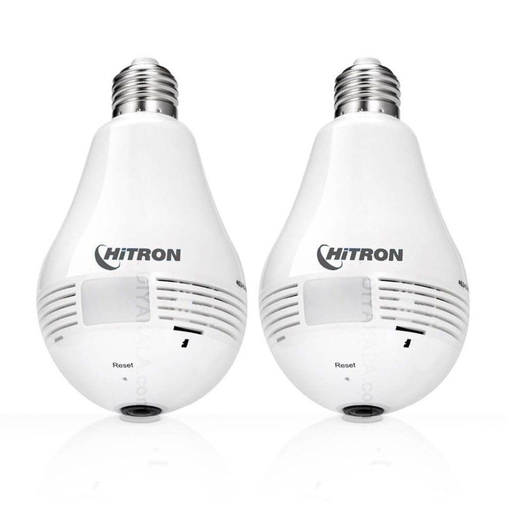 دوربین لامپی هیترون- 360 درجه کاملا بیسیم | بهترین قیمت